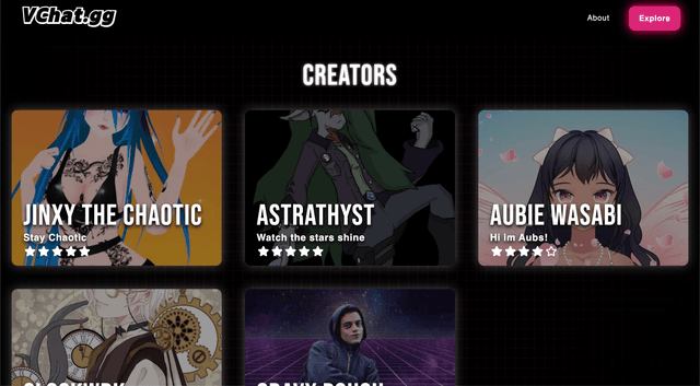 VChat.gg | Talk to Vtubers